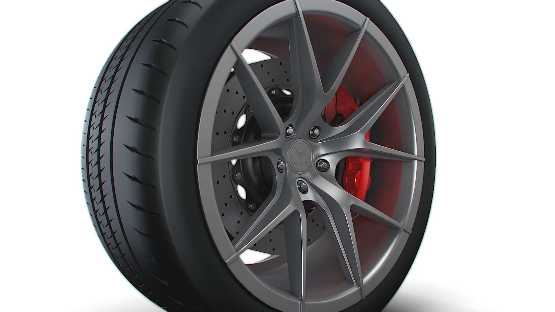 Verde Axis v99 wheel 3D model | CGTrader