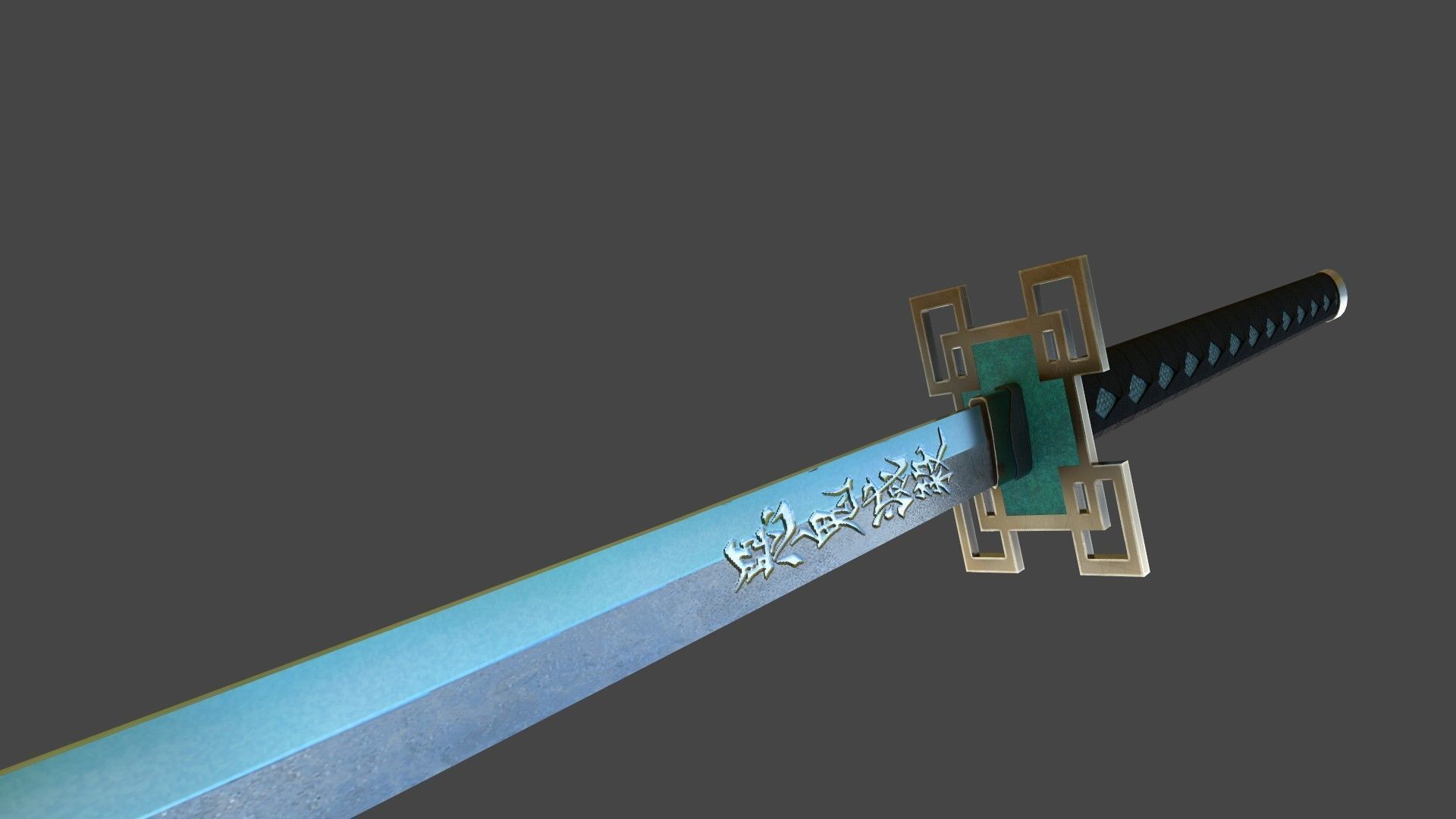 Muichiro Tokito Hashira Nichirin Kimetsu no Yaiba - Demon Slayer 3D ...