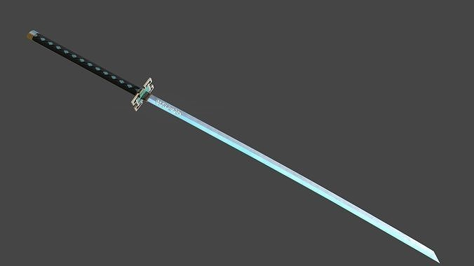 Muichiro Tokito Hashira Nichirin Kimetsu no Yaiba - Demon Slayer 3D ...