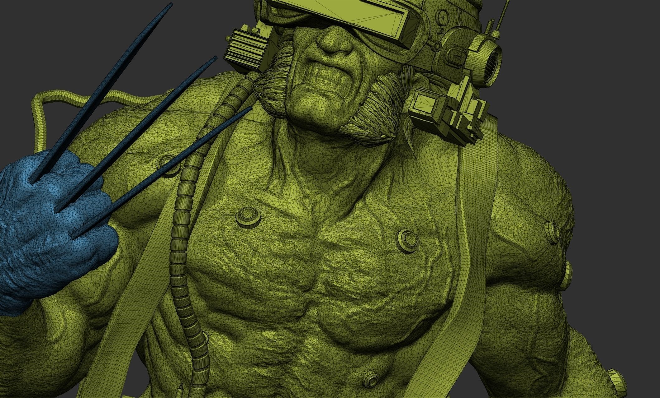 Wolverine Concept Full Body - FanArt - 3D Print ready Asset 3D model 3D ...