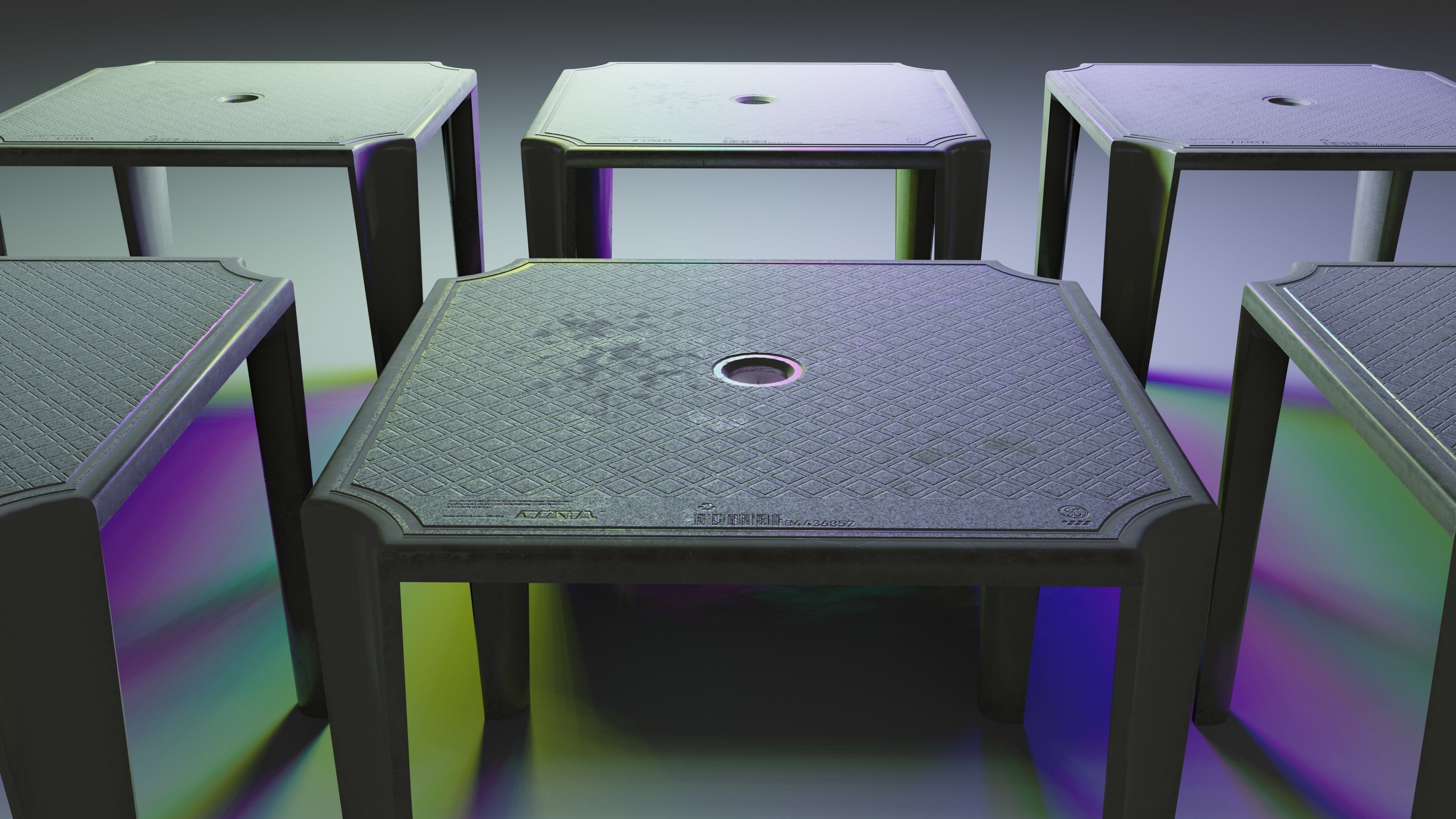 3D model Plastic Table VR / AR / low-poly | CGTrader