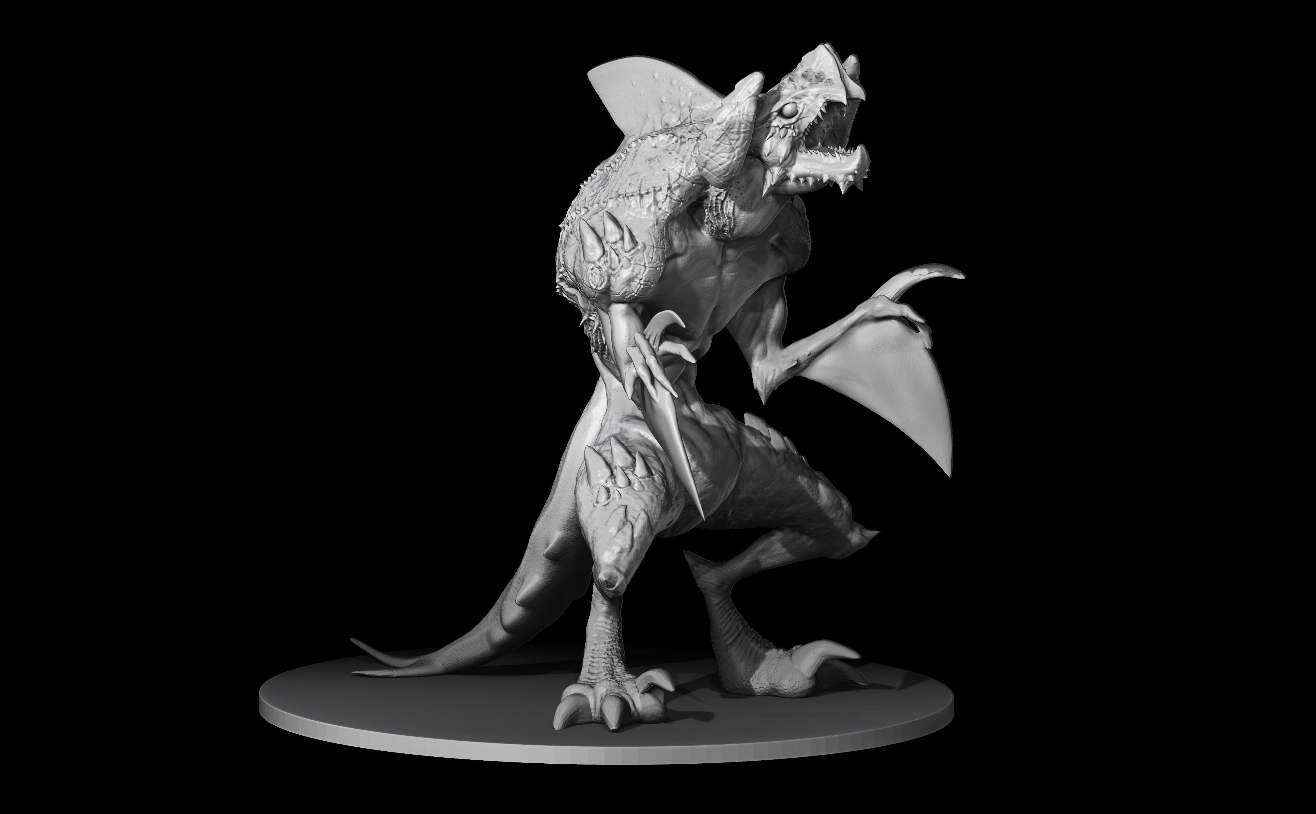 Garchomp - Pokemon - fan Art conccept - evolution 3D model 3D printable ...
