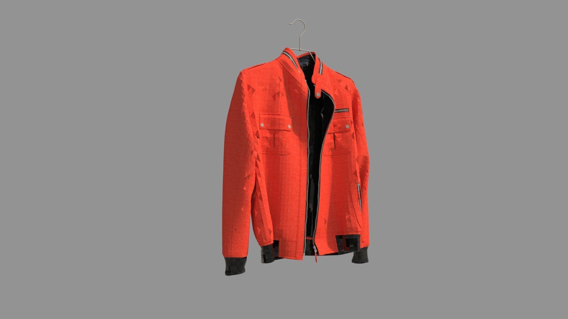 3D model Fashion Men Jacket Red VR / AR / low-poly | CGTrader