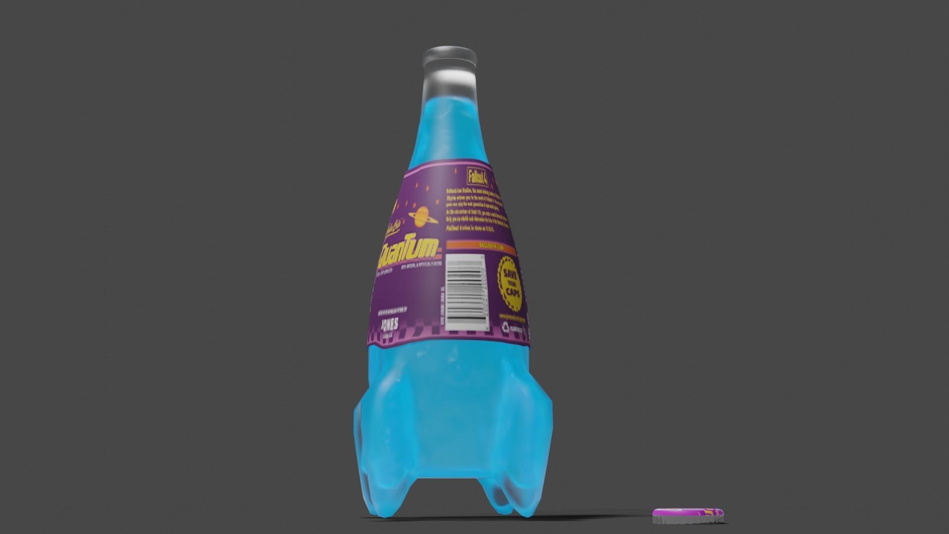 Nuka Cola Bottle 3D model 3D printable | CGTrader