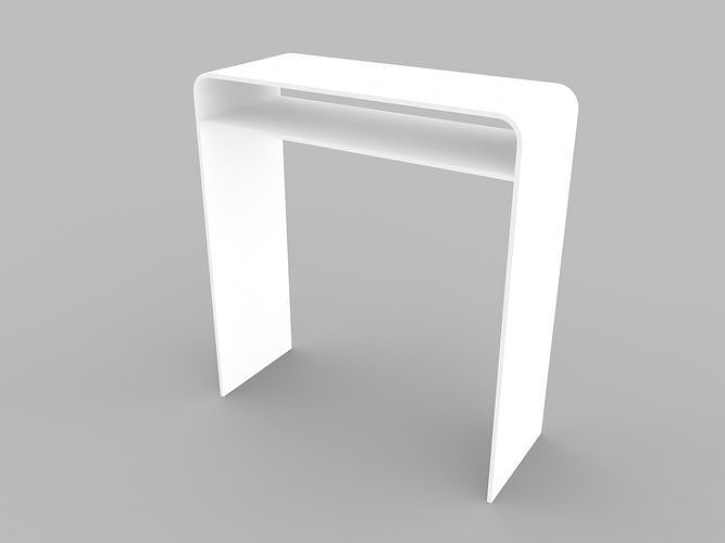 Small desk free 3D model | CGTrader