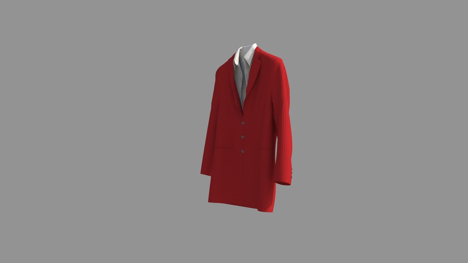 3D model Trench Coat D VR / AR / low-poly | CGTrader