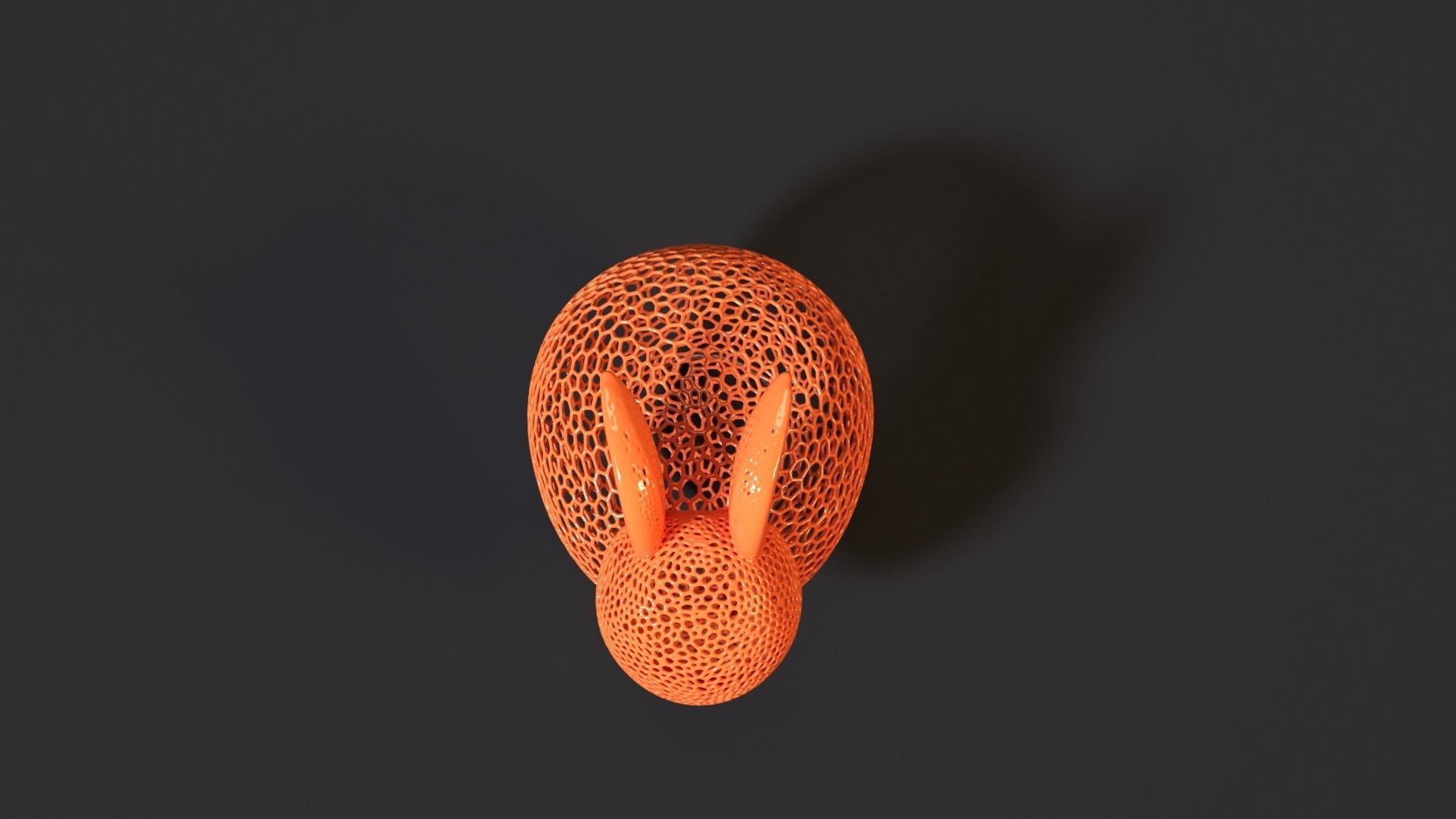 Rabbit on a stand 3D model 3D printable | CGTrader