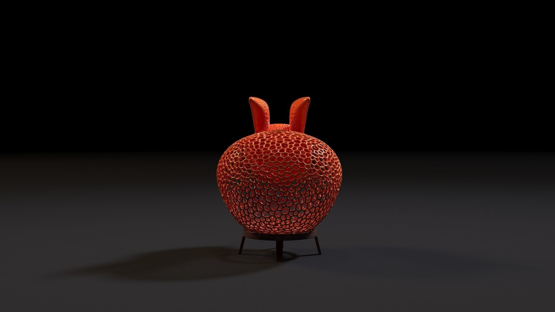 Rabbit on a stand 3D model 3D printable | CGTrader