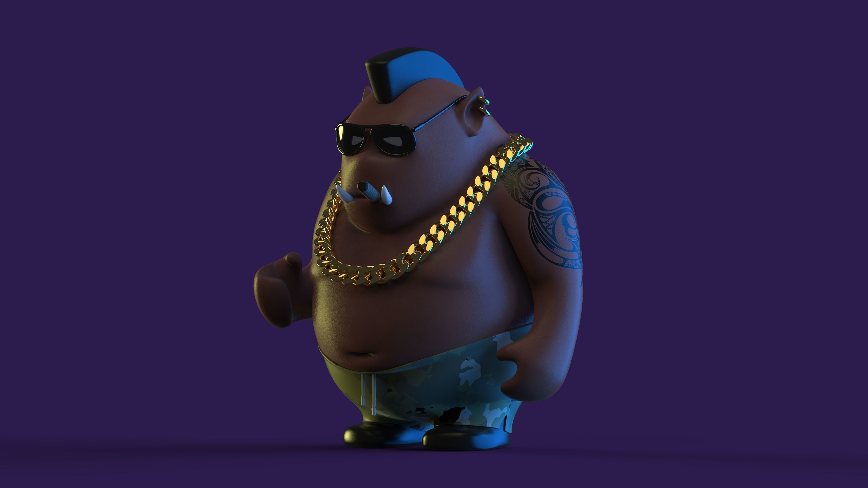 Beast Boss 3D model 3D printable | CGTrader