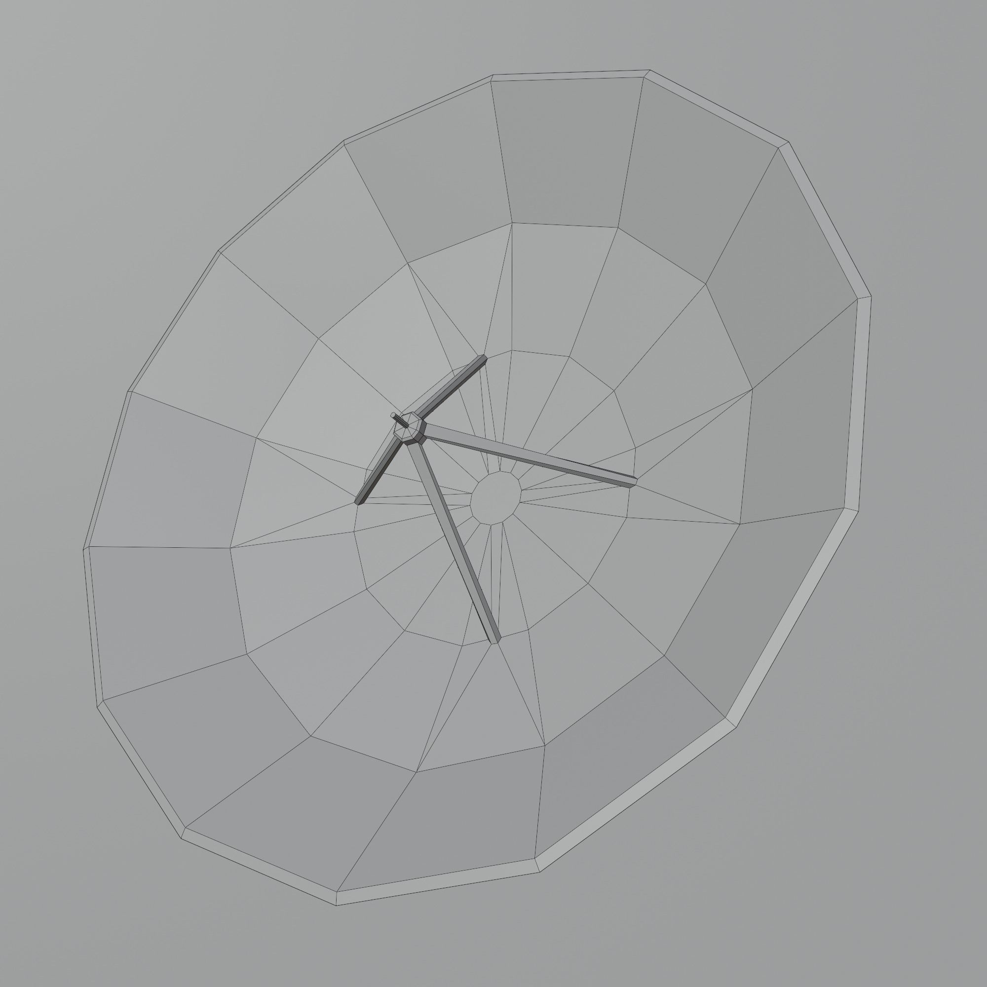 3D model Parabolic antenna VR / AR / low-poly | CGTrader