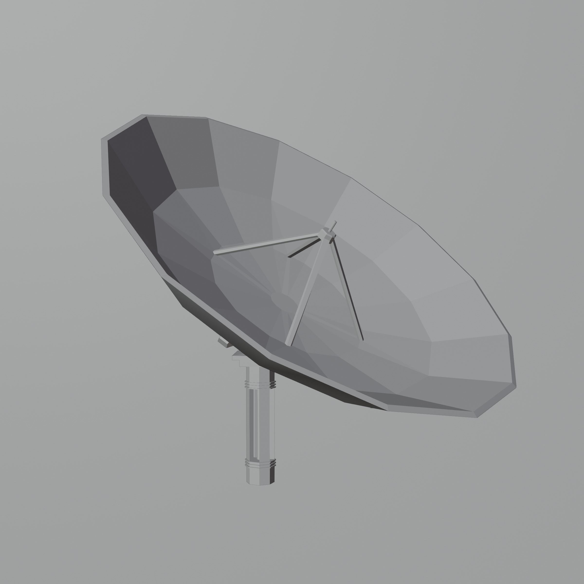 3D model Parabolic antenna VR / AR / low-poly | CGTrader