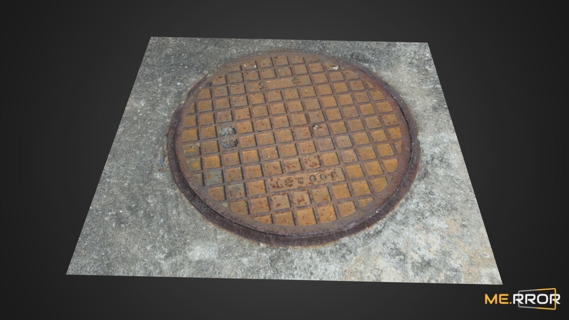 3D model Game Ready Manhole Cover 1 VR / AR / low-poly | CGTrader