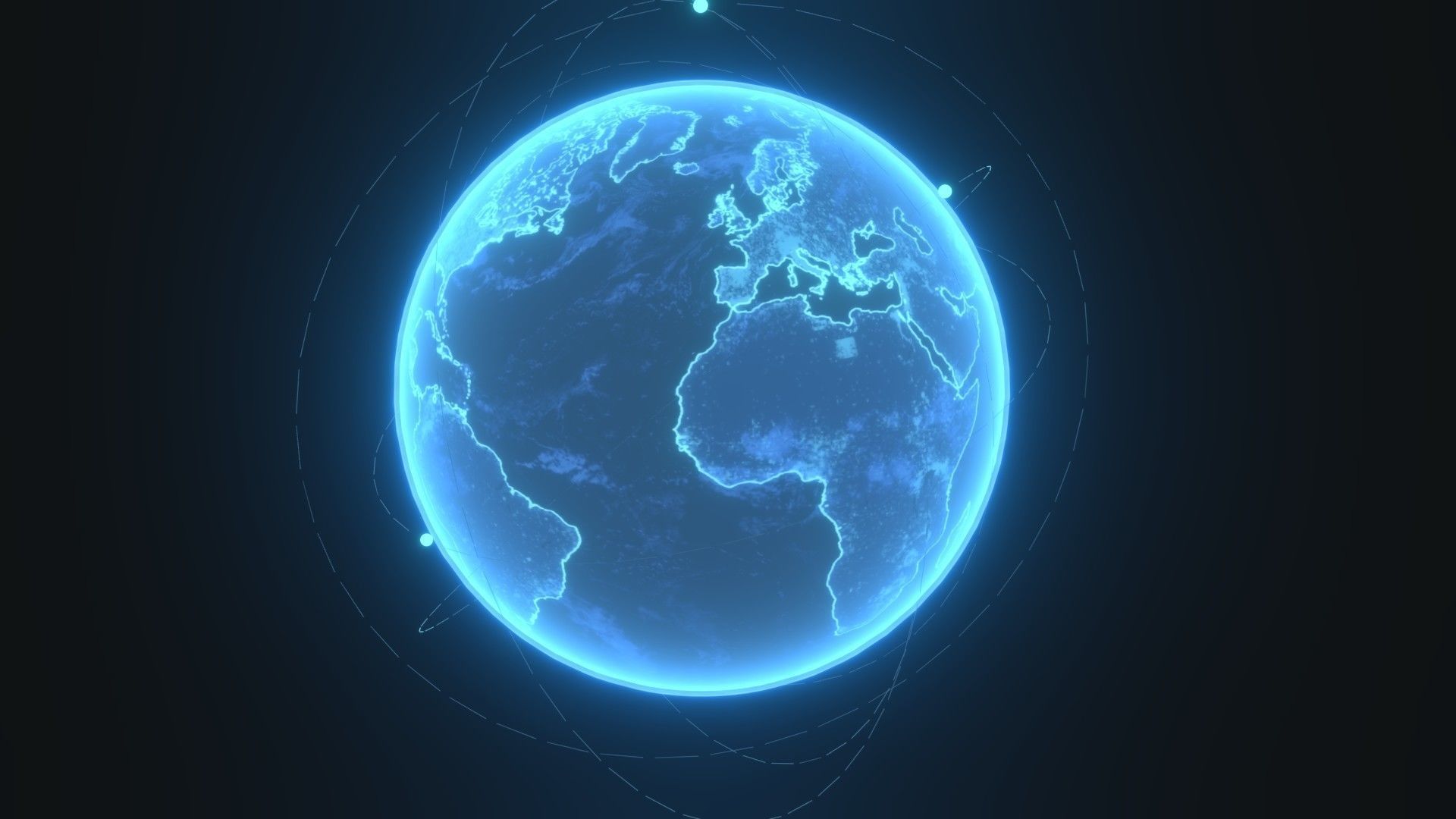 3D model Animated Hologram Planet Earth Sci-Fi 3D Model 8k Textures VR ...