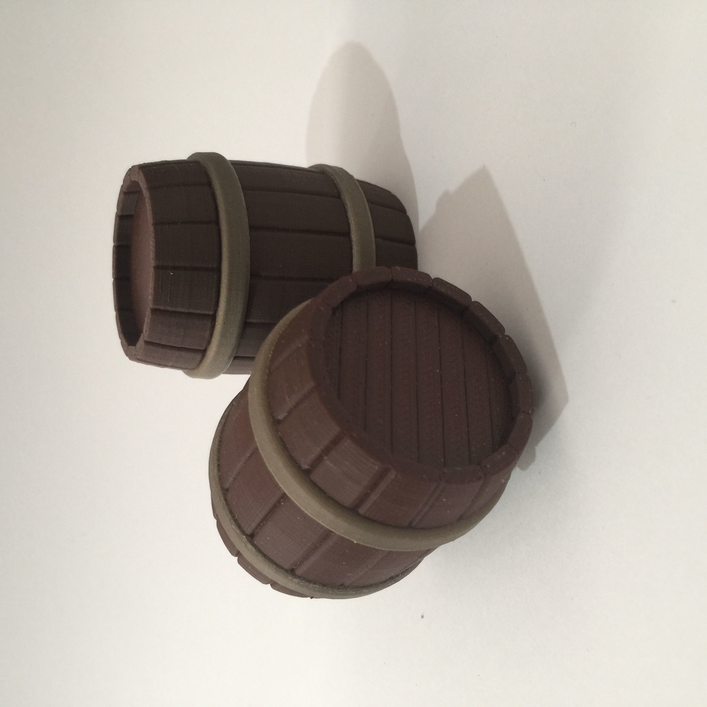 Mini Barrels 3D model 3D printable | CGTrader