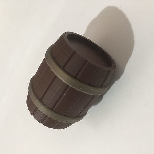 Mini Barrels 3D model 3D printable | CGTrader