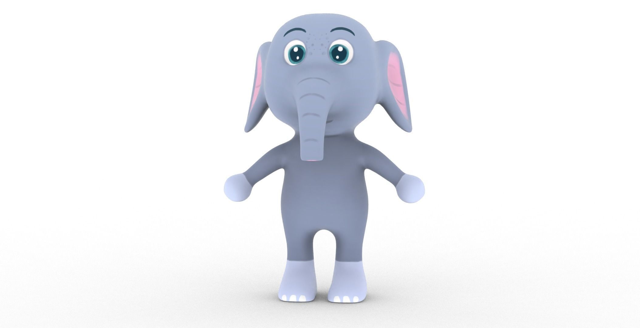 3D model Character006 Animated Elephant 3D VR / AR / low-poly | CGTrader