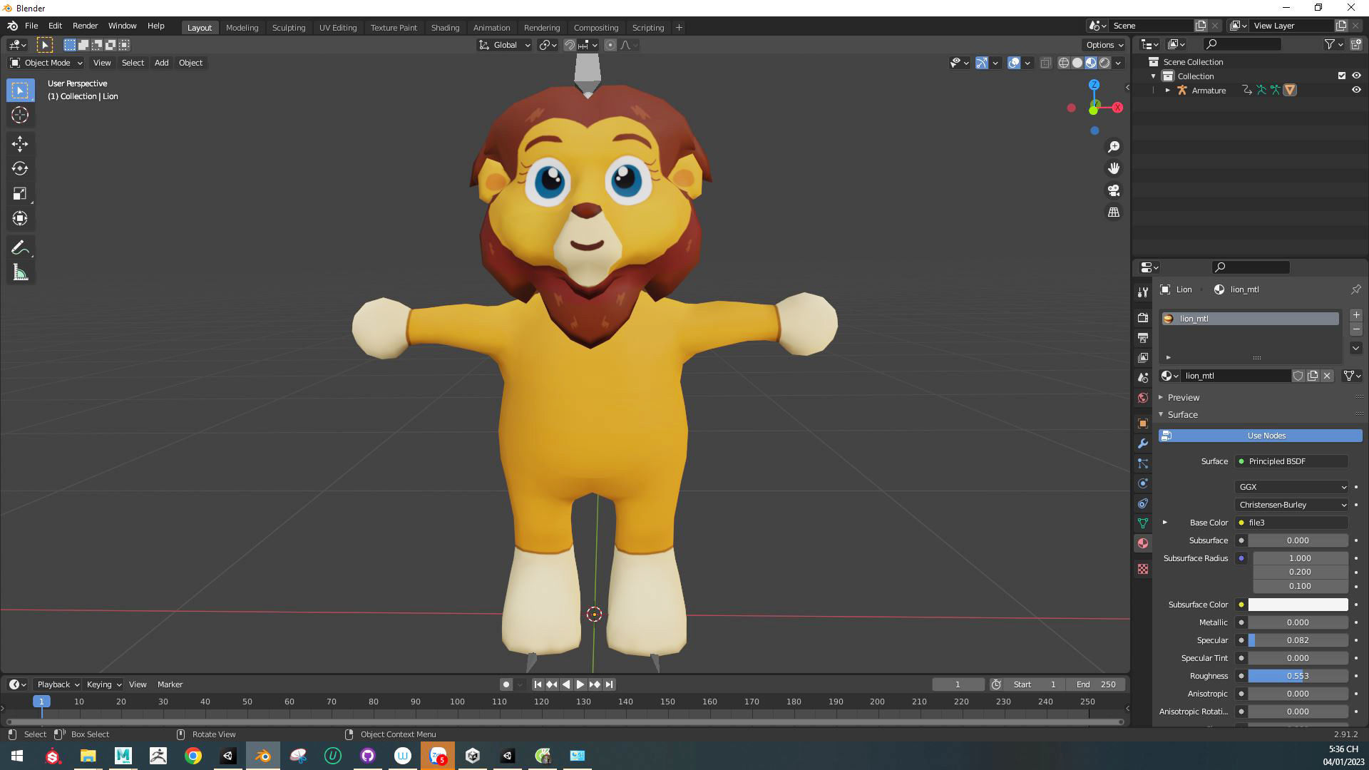 3D model Character009 Animated Lion 3D VR / AR / low-poly | CGTrader