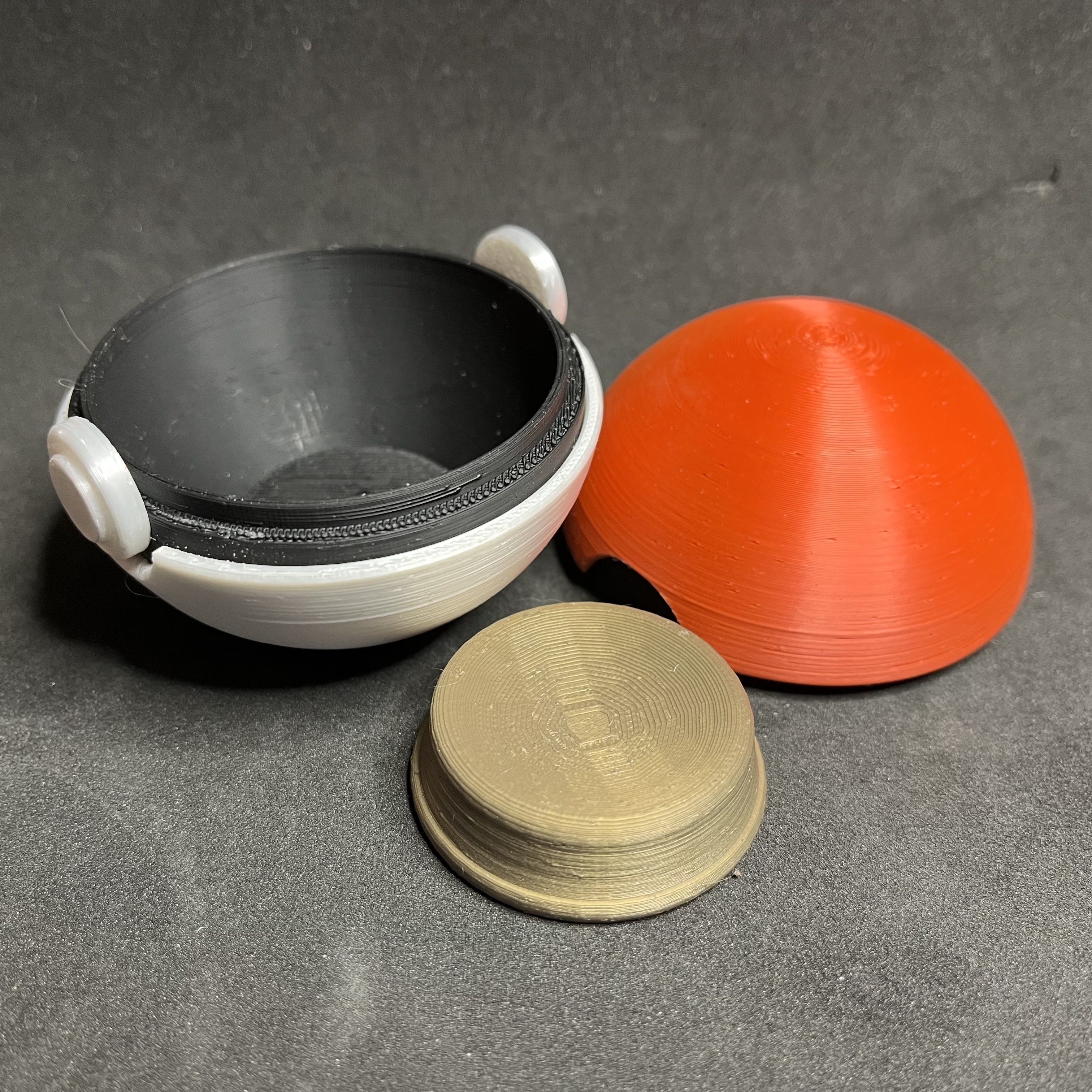 Pokeball Gift Box 3D model 3D printable | CGTrader