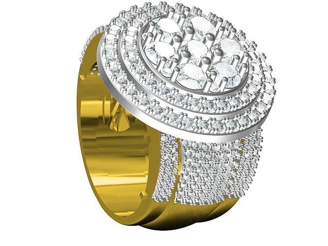 Men Ring-17 3D model 3D printable | CGTrader