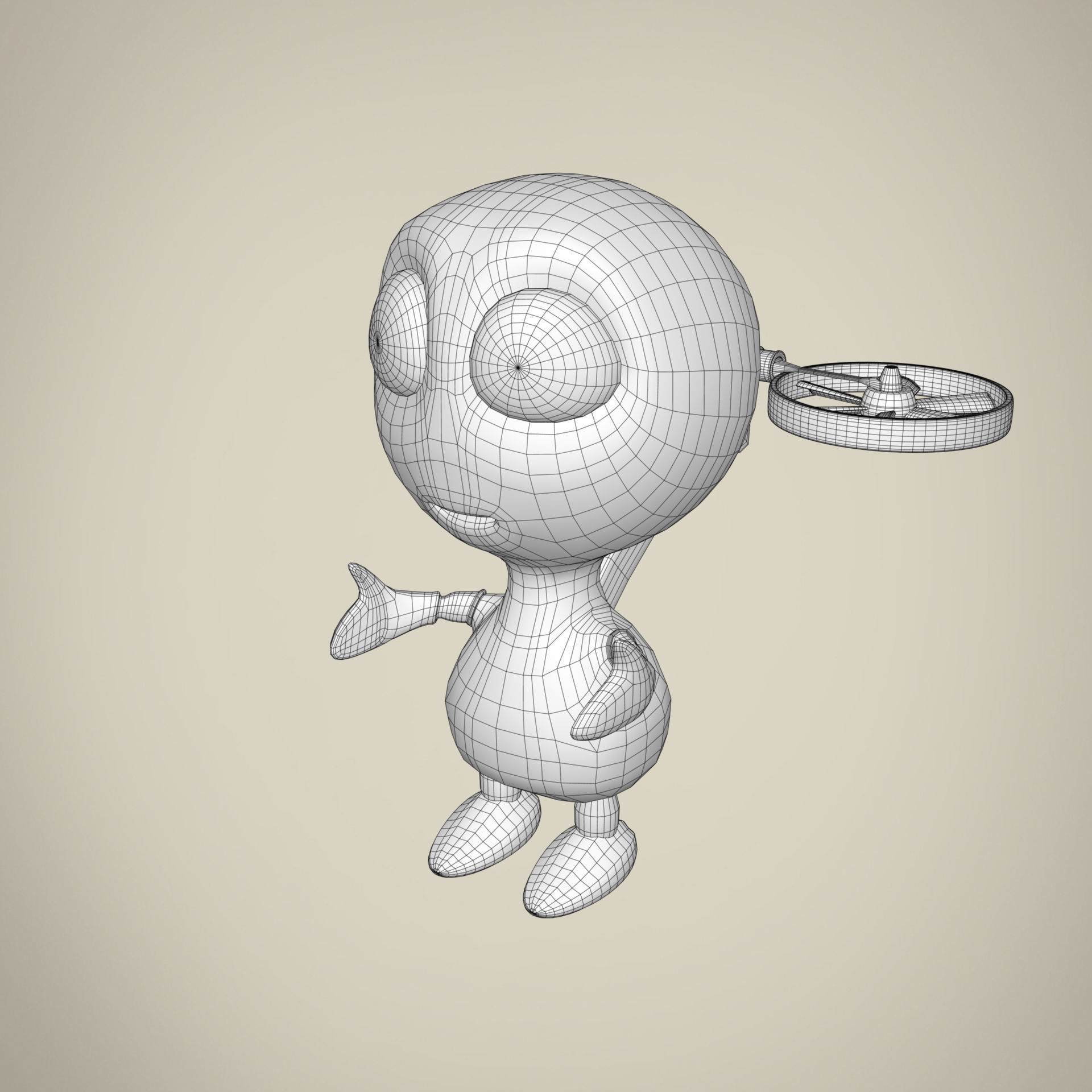 3D model Alien robot VR / AR / low-poly | CGTrader