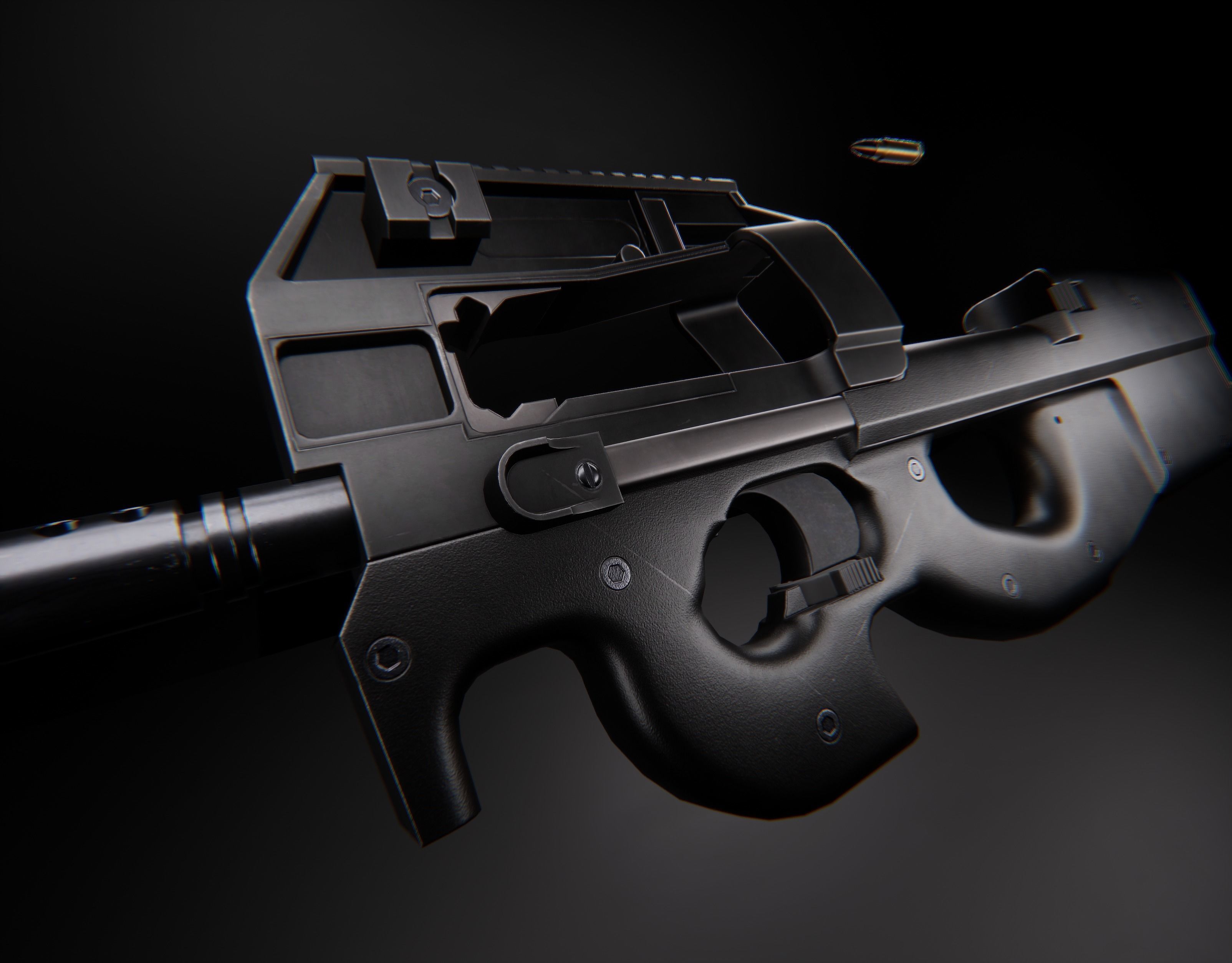 3D model Modern AAA SMG Pack Game Ready PBR VR / AR / low-poly | CGTrader