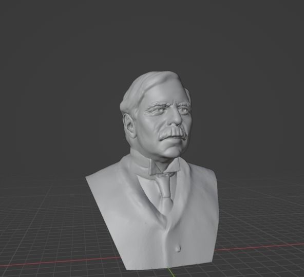 Ernest Rutherford 3D model 3D printable | CGTrader