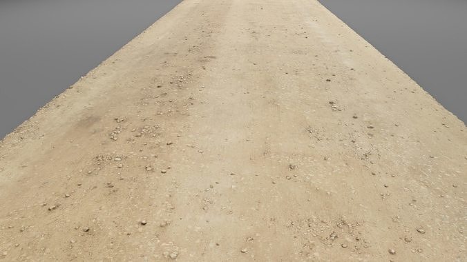 Spring road raw scan 3D model | CGTrader