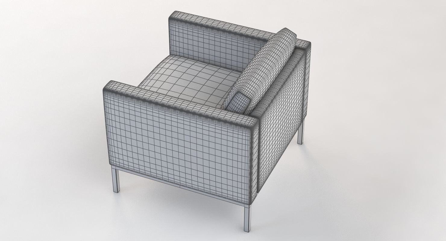 Nemschoff Riva Lounge Seating Armchair 3D model | CGTrader