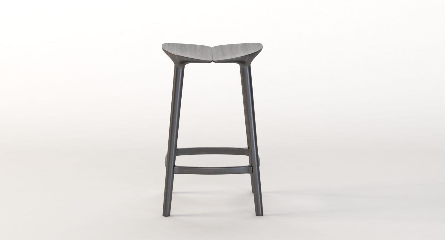 Mattiazzi Osso Solid wood Kitchen Stool 3D model | CGTrader