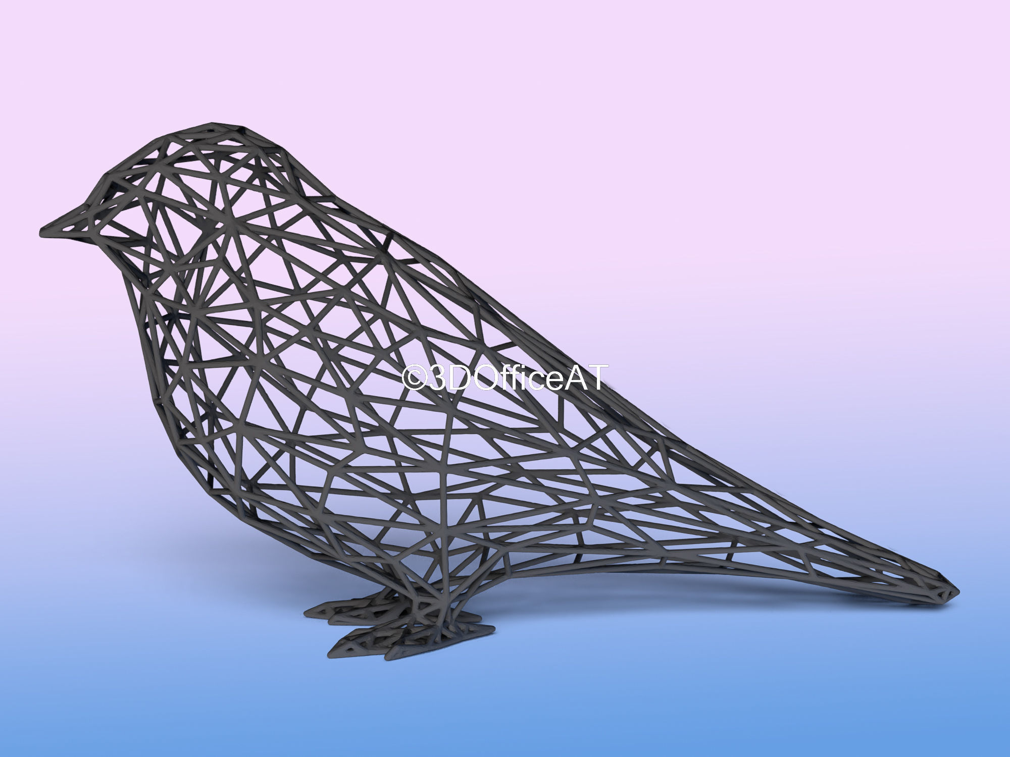 LITTLE BIRD SITTING - RESIN PRINTER 3D model 3D printable | CGTrader