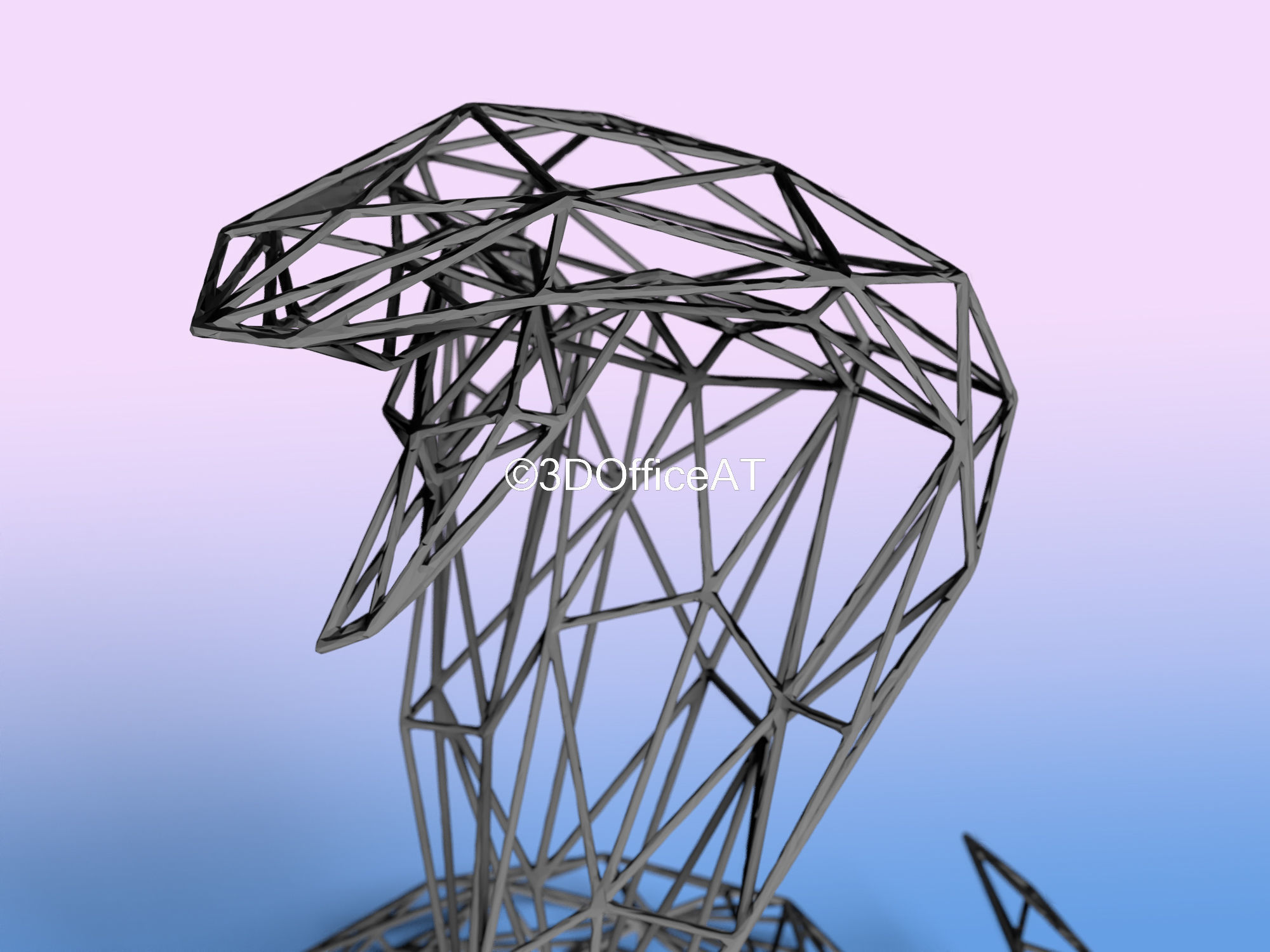 COBRA - WIRE ART - SNAKE 3D model 3D printable | CGTrader