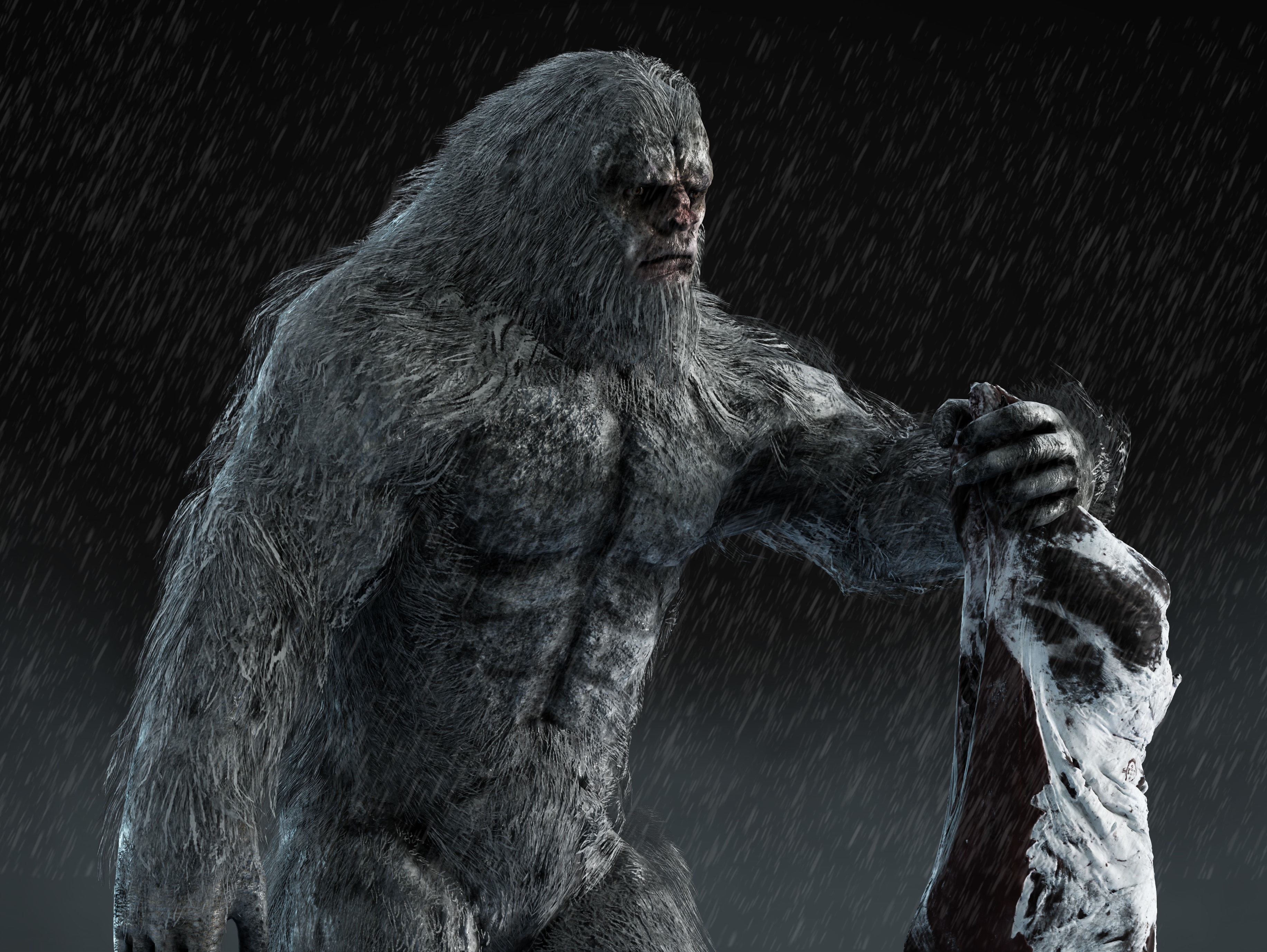 3D model Yeti Bigfoot VR / AR / low-poly rigged | CGTrader