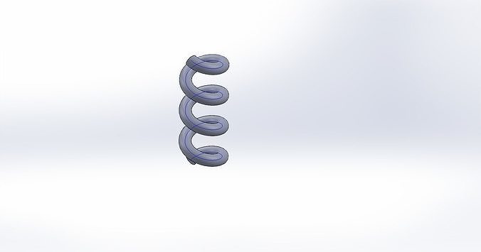 Spring 3d metal spiral 3D model | CGTrader