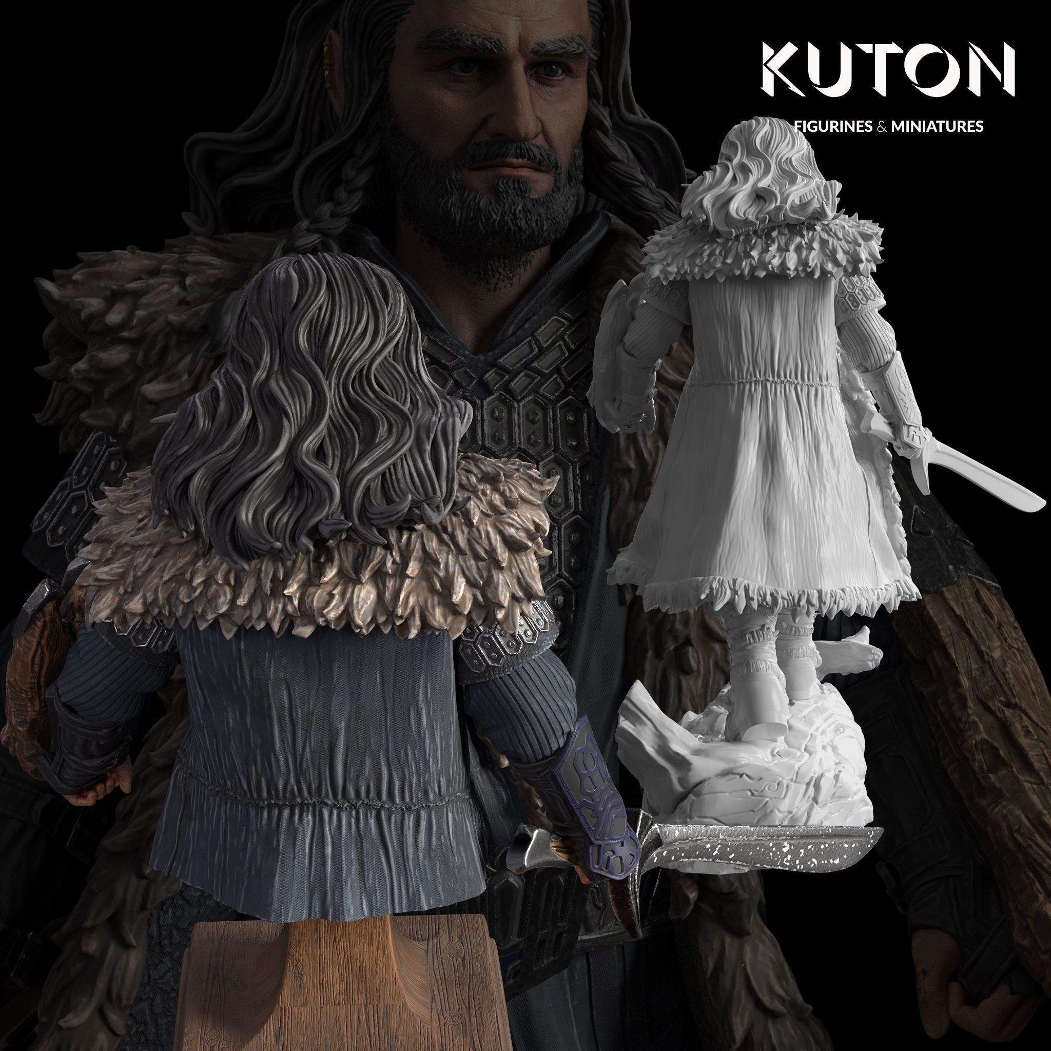 Thorin Oakenshield 3D model 3D printable | CGTrader