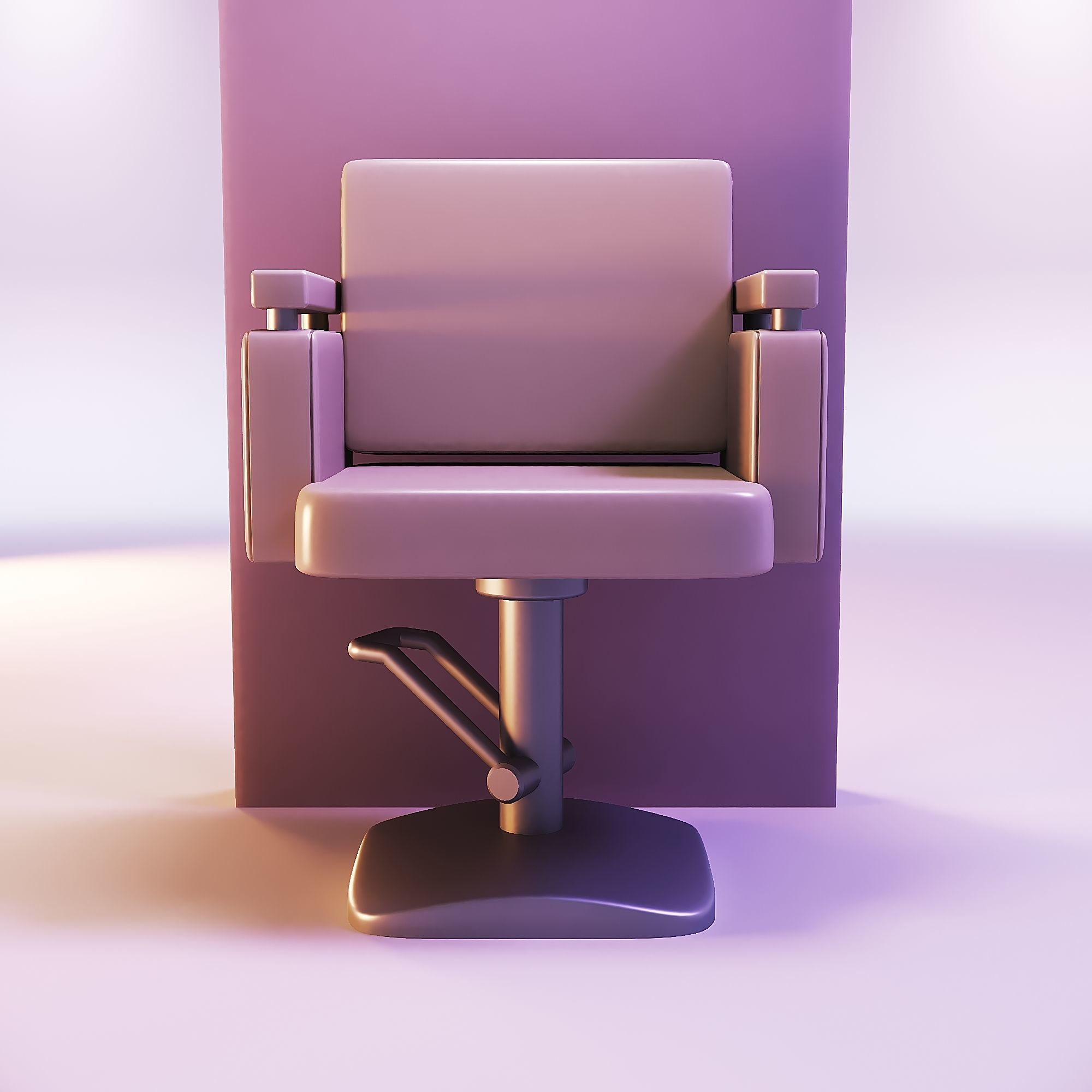 Miniature dollhouse furniture salon chair 3D model 3D printable | CGTrader