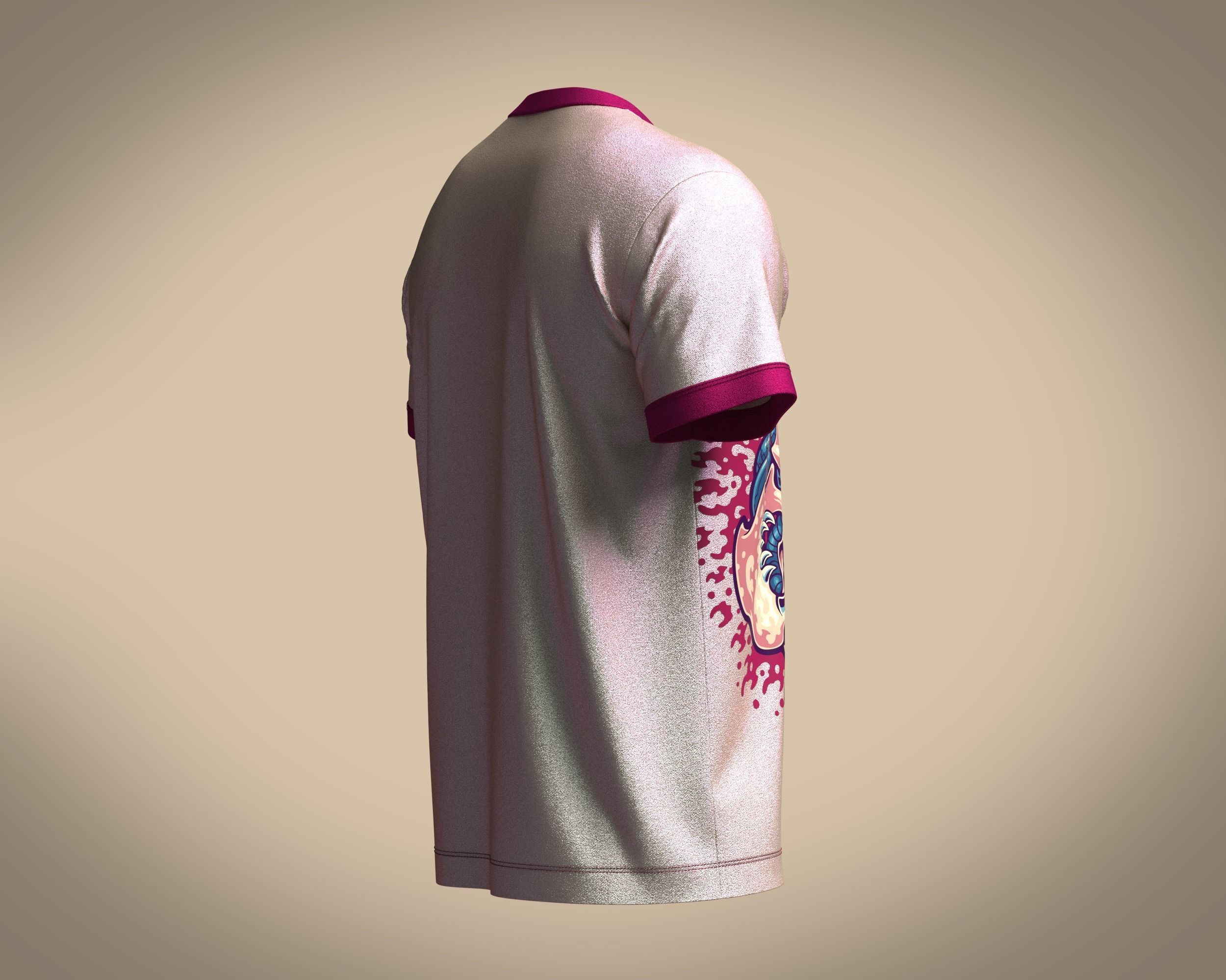 T-Shirt Predator 3D model | CGTrader