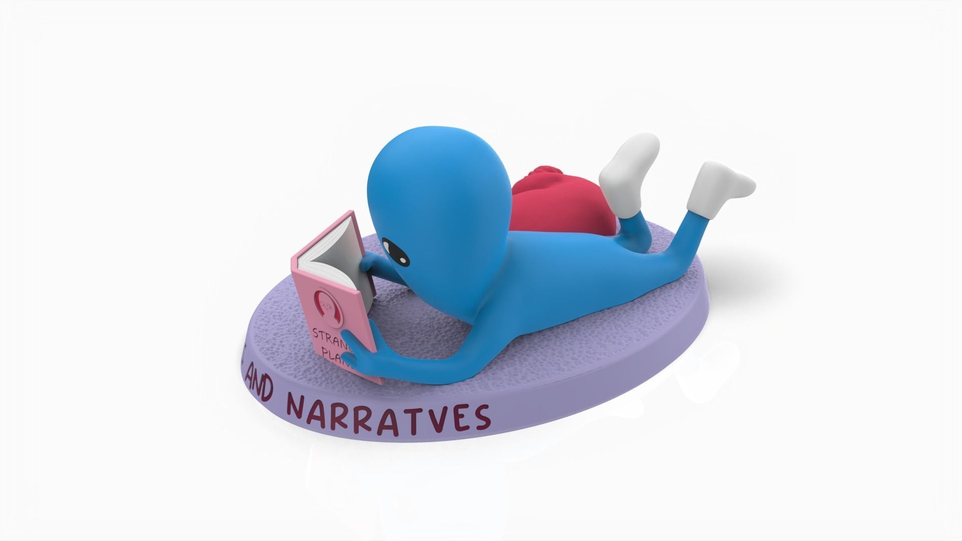 Strange Planet Creatures and Narratives Figure F3 3D model 3D printable ...