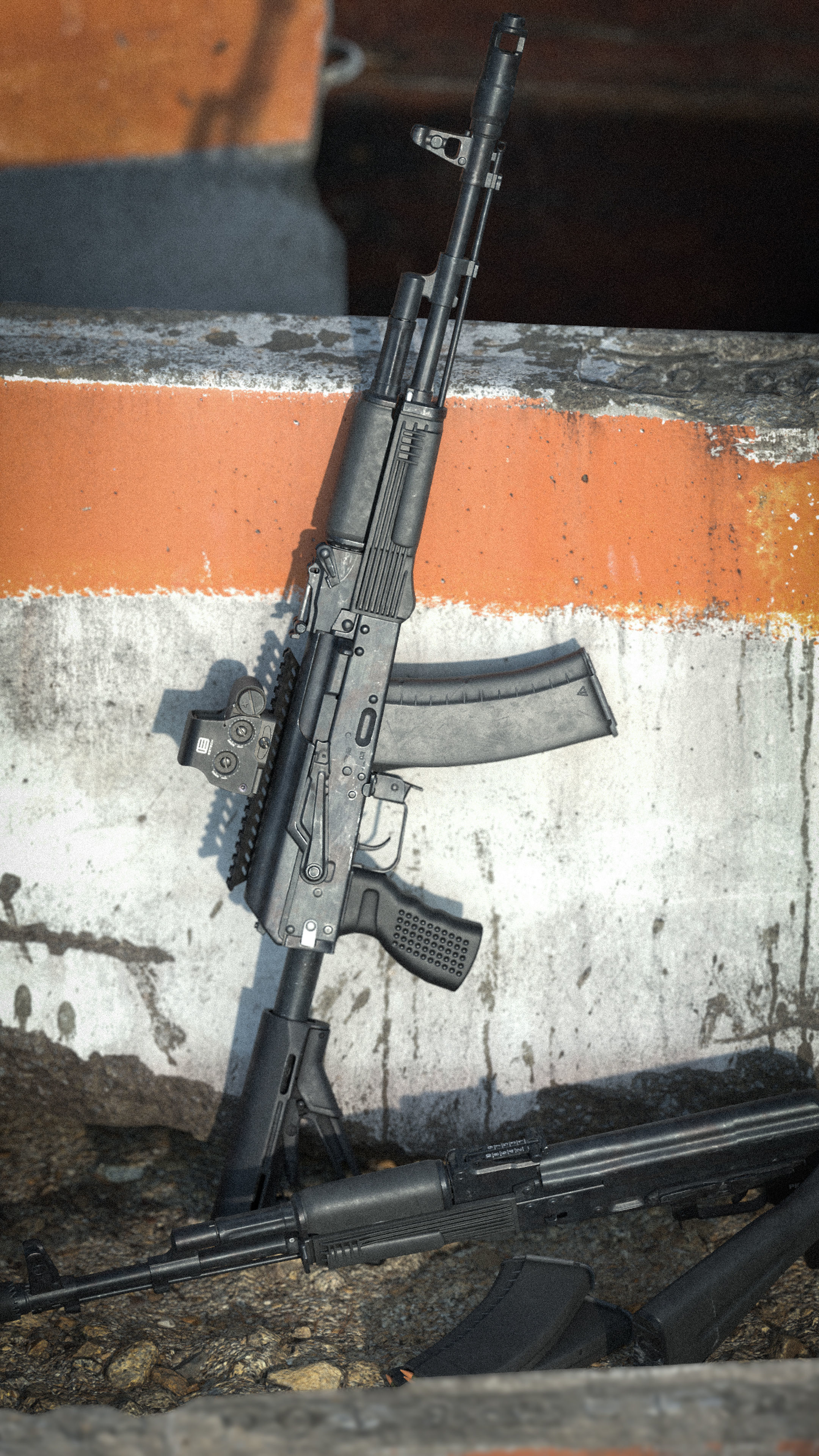 3D model MILITARY Game Ready AK74M and AK103 VR / AR / low-poly | CGTrader