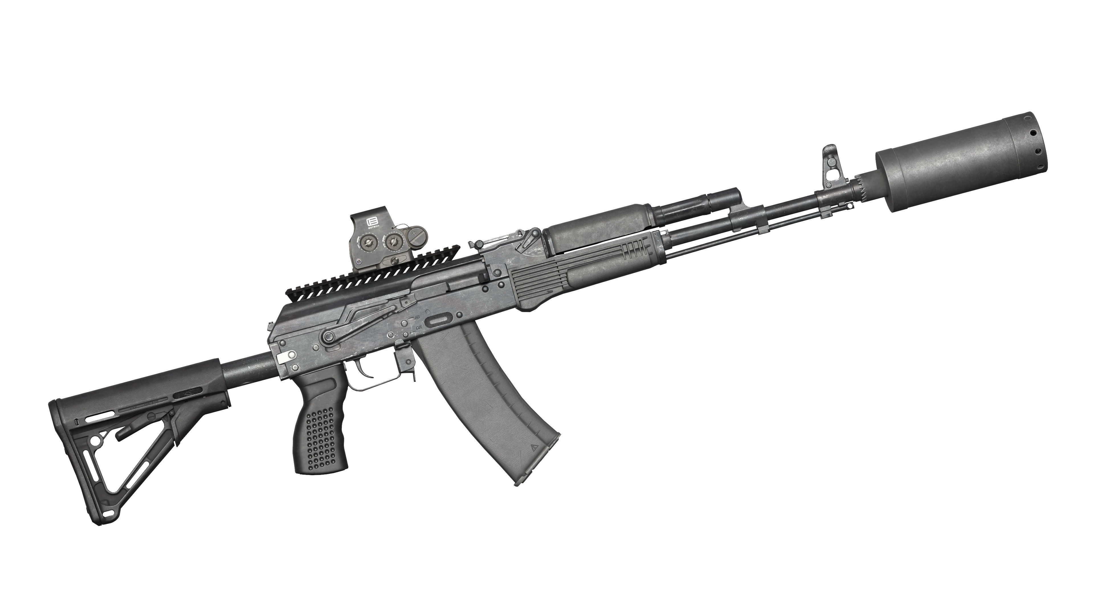 3D model MILITARY Game Ready AK74M and AK103 VR / AR / low-poly | CGTrader