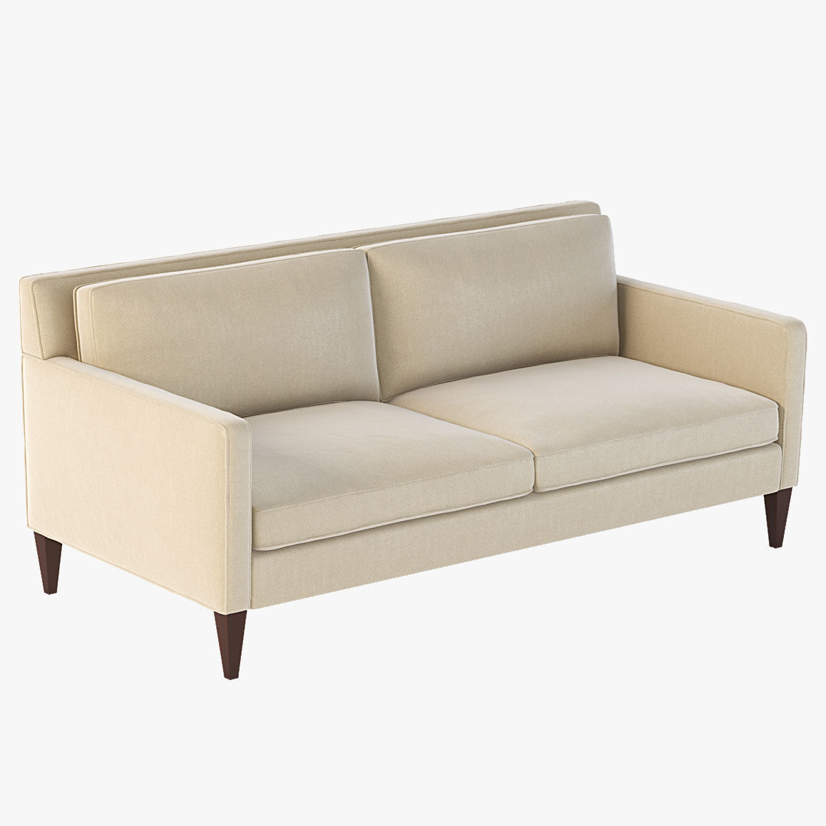 Crate And Barrel Rochelle Two Seater Sofa 3D model | CGTrader
