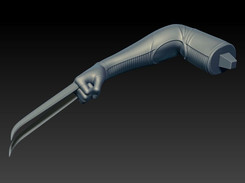 The blades of X-23 3D model 3D printable | CGTrader