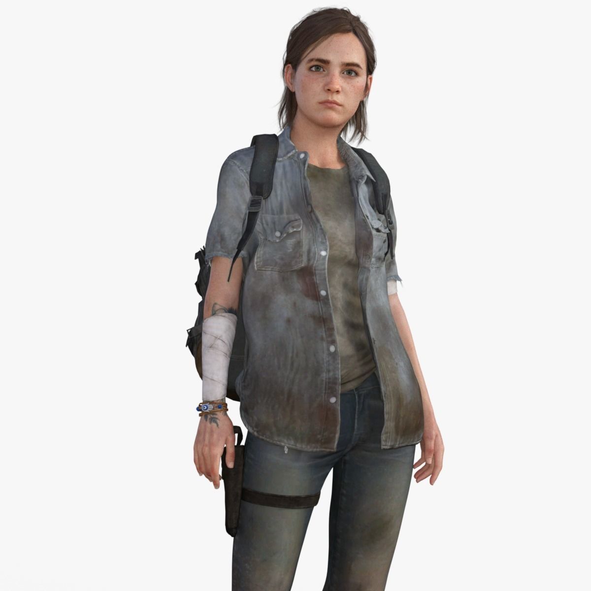3D model Ellie Williams The Last of Us Part 2 VR / AR / low-poly | CGTrader