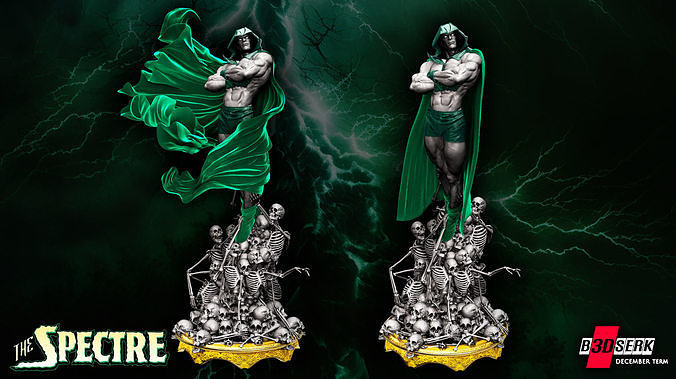 B3DSERK December term 2022 Spectre Sculpture ready for printing 3D ...