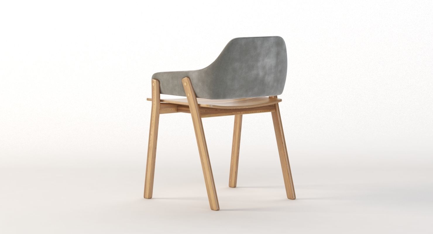 Blu Dot Clutch Dining Chair 3D model | CGTrader