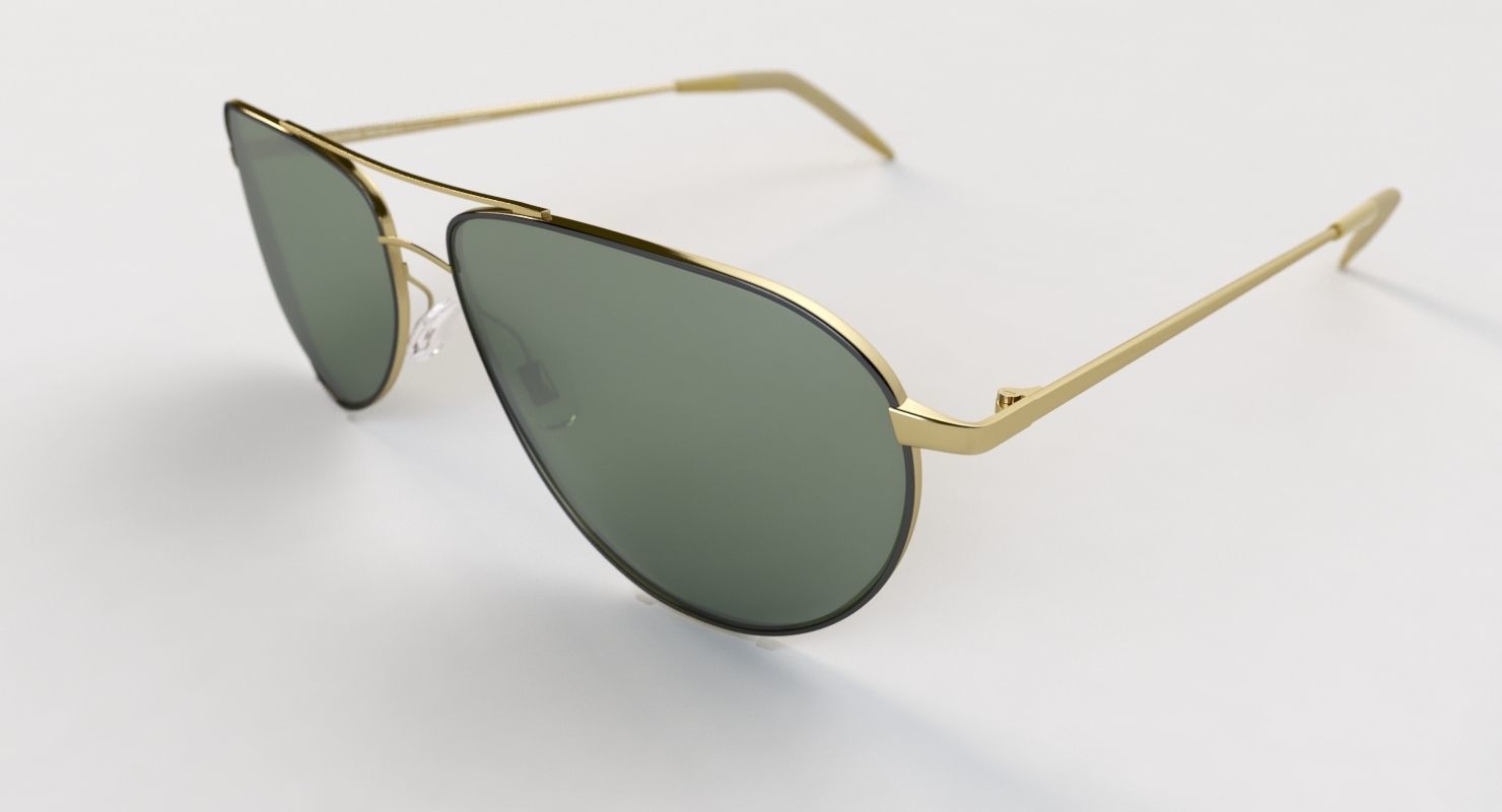 Benedict G 15 Polar Glass by Oliver Peoples 3D model | CGTrader
