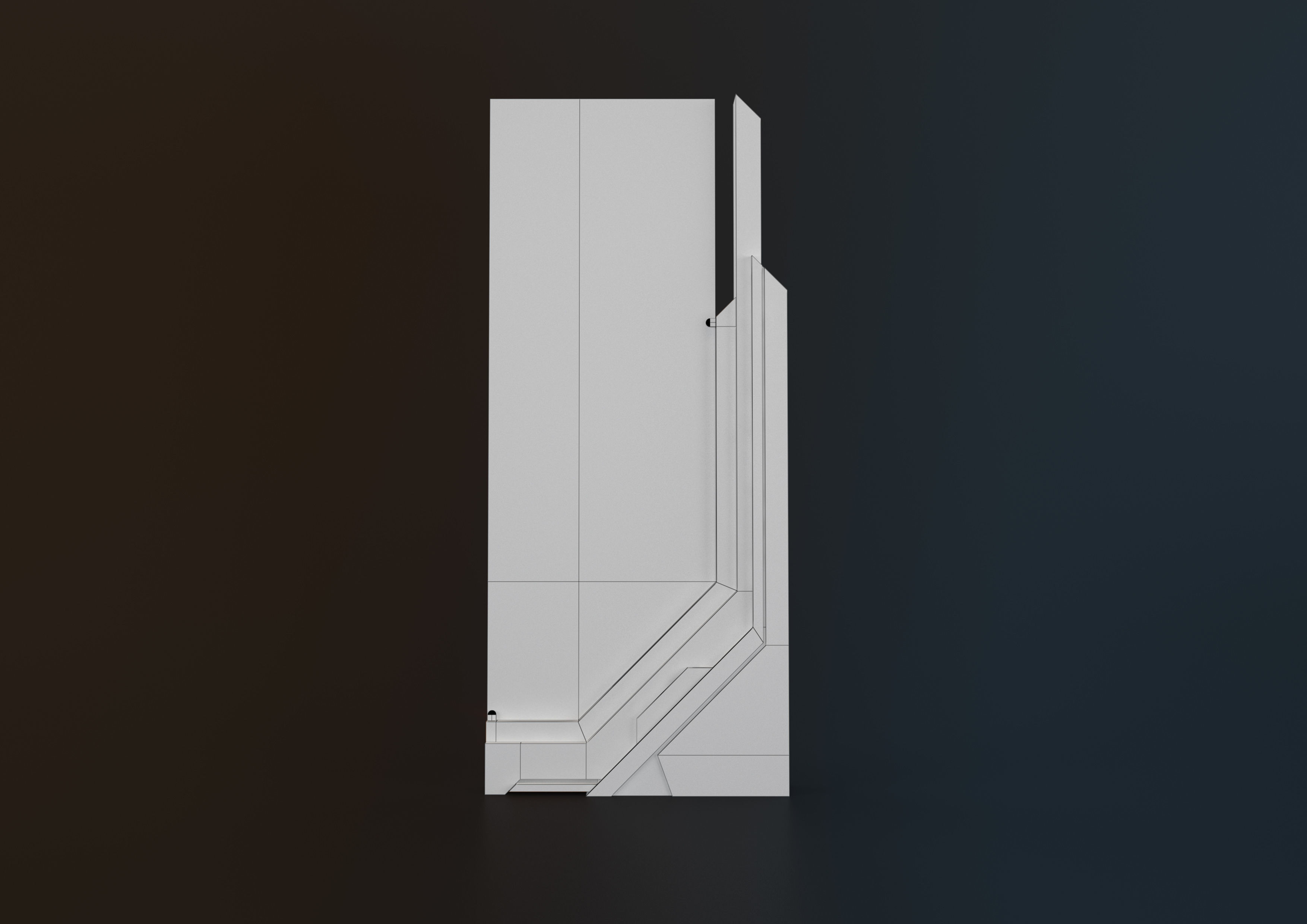 banner stand 3D model | CGTrader