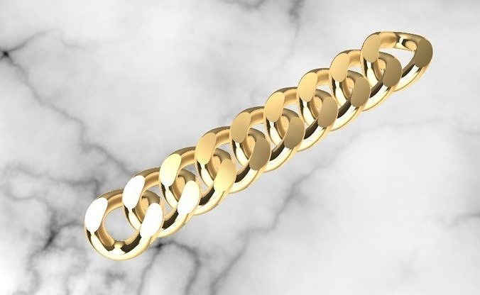 Cuban link free 3D model 3D printable | CGTrader