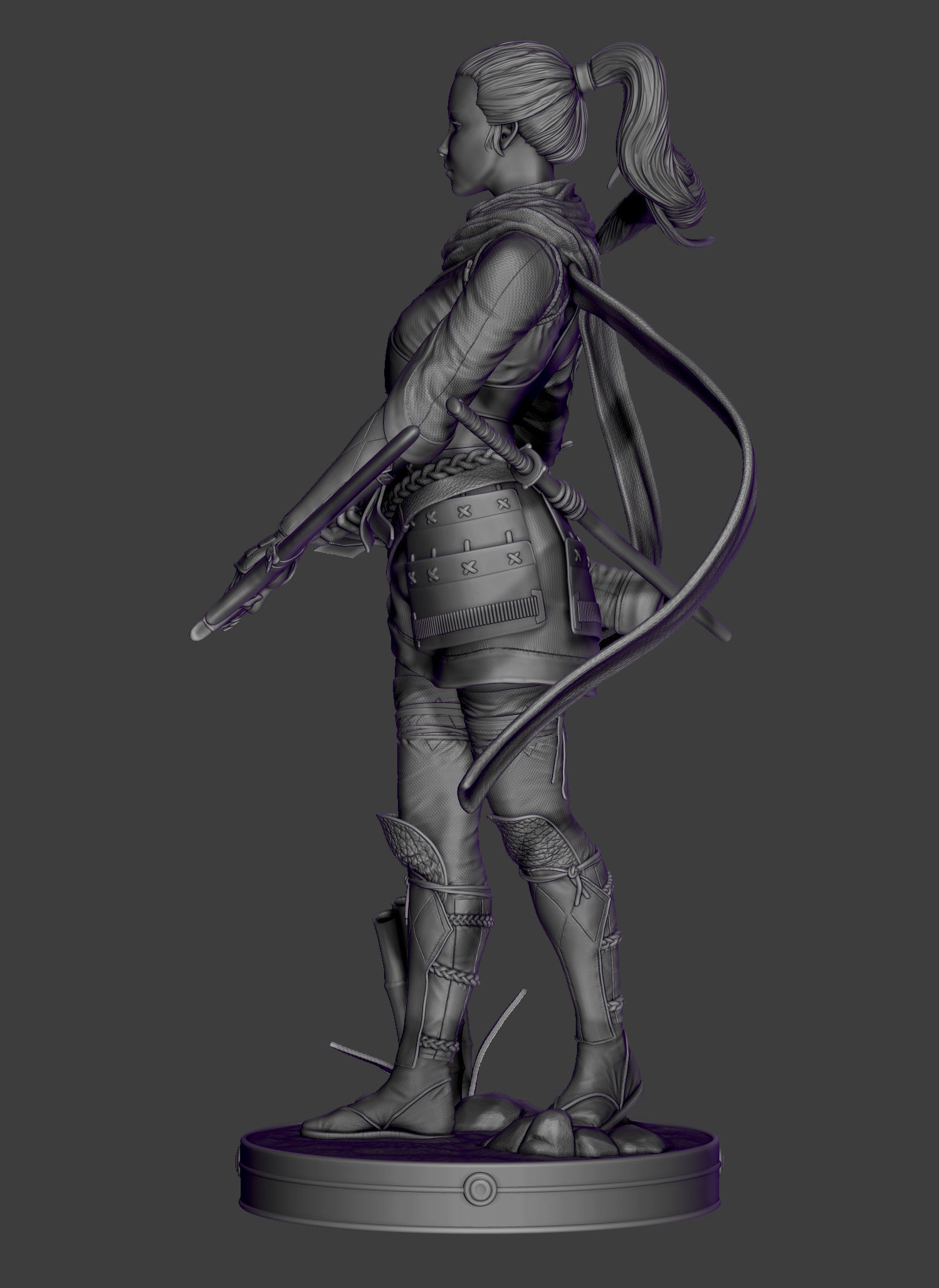 POWER RANGER PINK SAMURAI - SHOGUN 3D model 3D printable | CGTrader