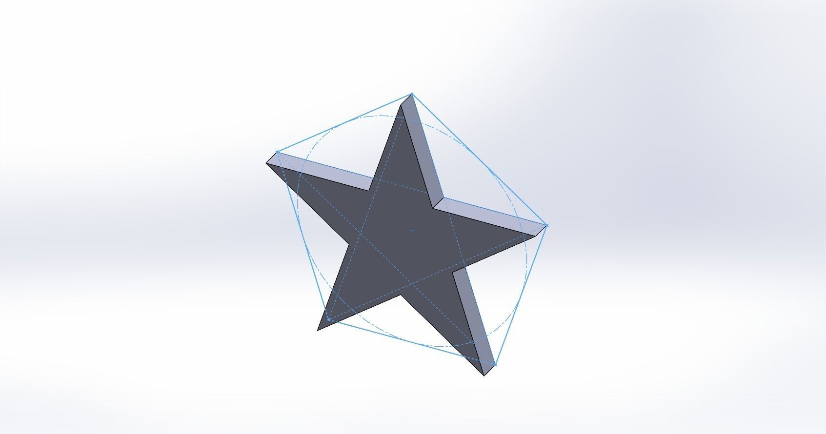 Simple star 3D model | CGTrader