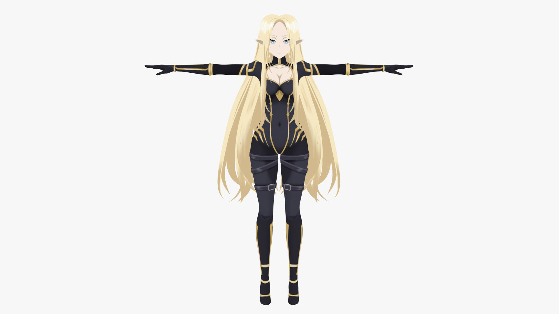 Alpha - The Eminence in Shadow 3D model rigged | CGTrader